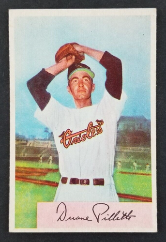 Vintage 1954 Duane Pillette Bowman Baseball Card #133 (Pretty Sharp) | eBay