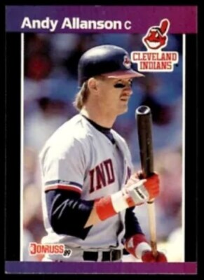 1989 Donruss #138 Andy Allanson Catcher Cleveland Indians FREE shipping ...