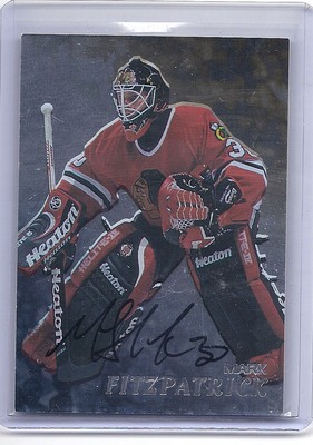 98-99 1998-99 BE A PLAYER MARK FITZPATRICK AUTOGRAPH AUTO 182 ...