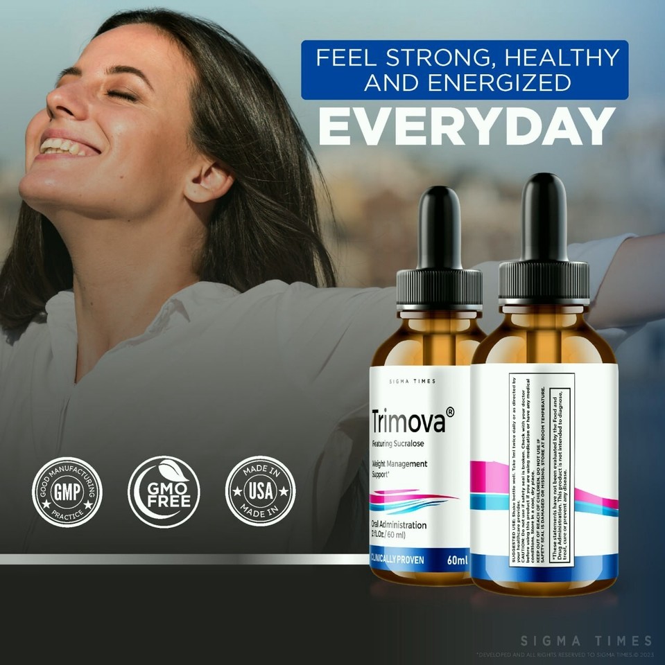 Trimova Weight Loss Drops for Burning Excess Fat & Boosting Energy - 5 ...