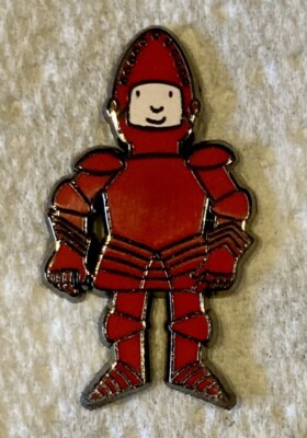 **NEW** Mr Benn 'Knight' enamel badge. Indie, Retro, Kids, Childrens TV ...