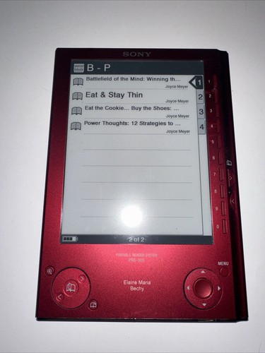 Sony eReader PRS-505 portable reader system A3 | eBay