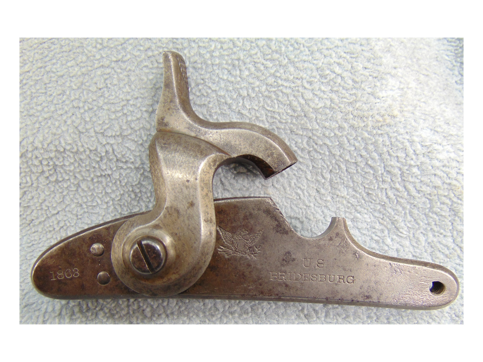 M1861 M1863 LOCK SIDE PLATE US BRIDESBURG MUSKET 58 CALIBER | eBay