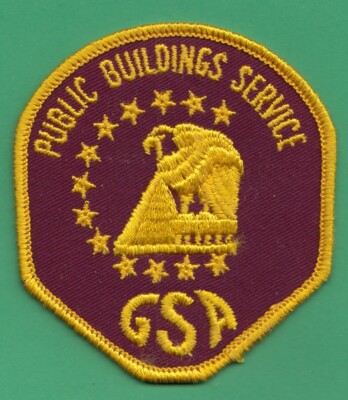 R31 FED GSA PUBLIC BUILDING FPS POLICE PATCH GSA ICE TASKFORCE FBI ...