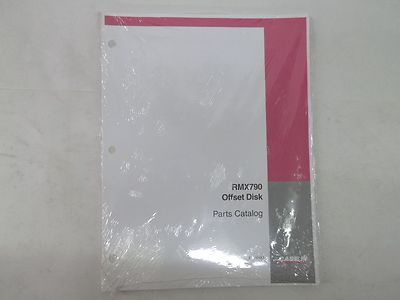 Case International Model RMX790 Offset Disk Parts Catalog | eBay