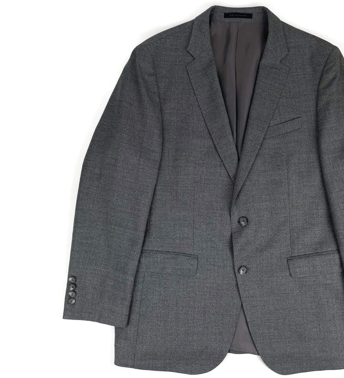 Hugo Boss Suit Jacket 42R Mens 2 Btn Blazer Novan3/Ben Super 100 Tesse ...