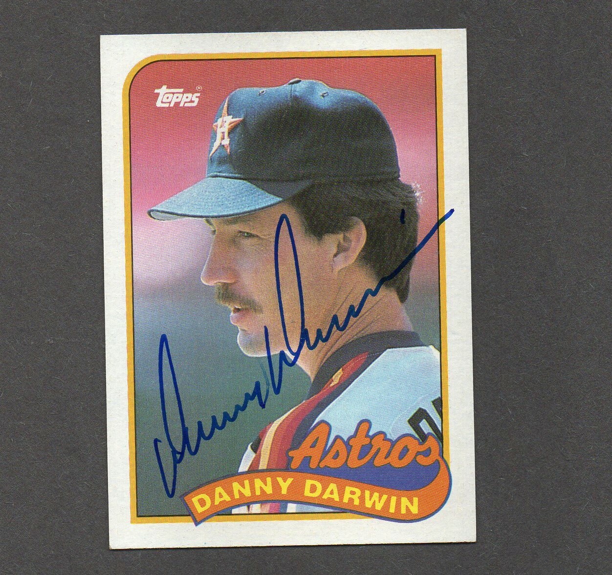 Danny Darwin Signed Autographed 1989 Topps #719 Astros | eBay