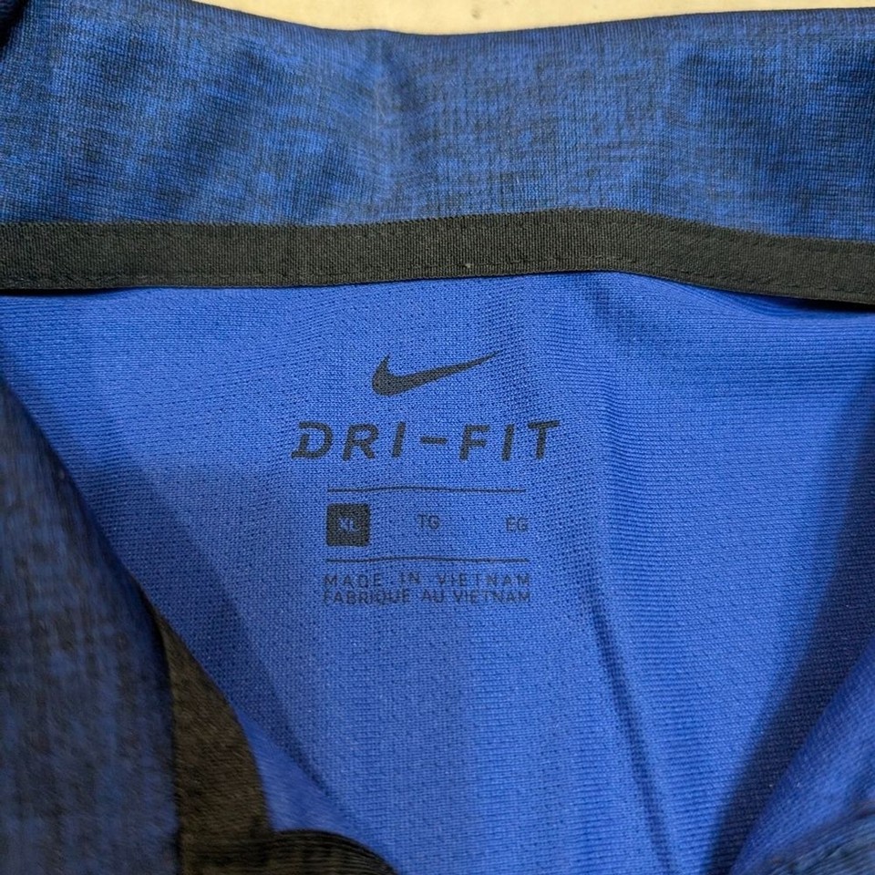Nike Dri-Fit Microsoft Employee Men's XL Blue Polo Shirt | eBay