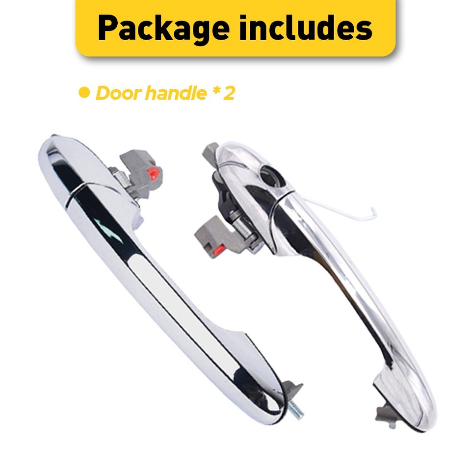 2X Front Panel Exterior LH+RH Door For Handle Fiat 2019 Retro 500 ...