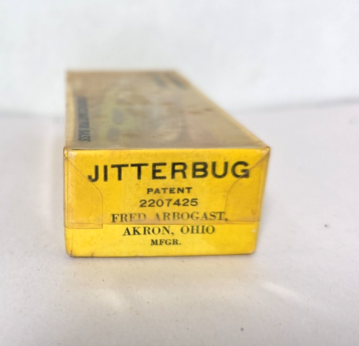 Vintage Fred Arbogast Jitterbug Fishing Lure With Box & Paper NOS | eBay