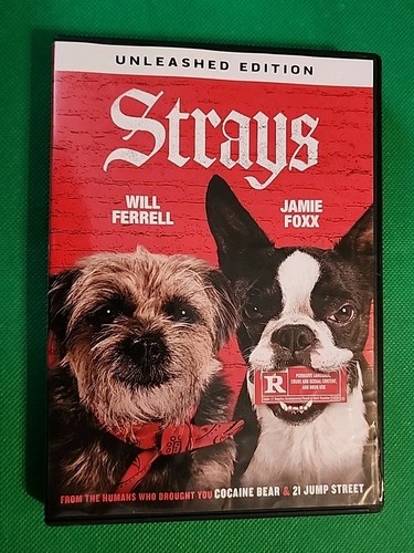 Strays (2023) - Unleashed Edition [DVD] Will Ferrell Jamie Foxx (Rated ...