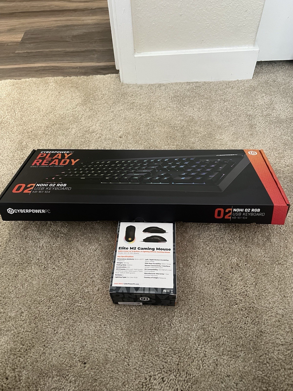 CyberPowerPC NOHI 02 KB-161-104 Black Wired RGB LED USB QWERTY Gaming ...