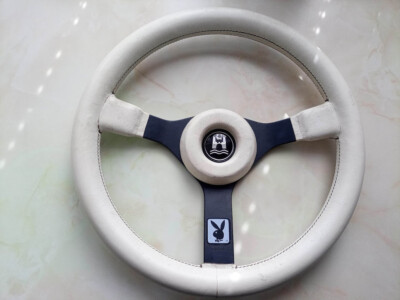 Momo C36 70023 steering wheel rare white VW rabbit Golf Jetta Polo ...