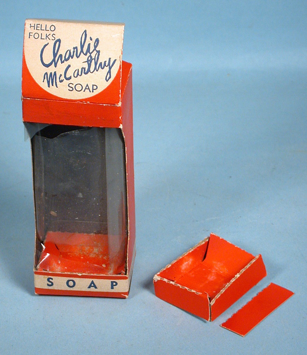 1930s Charlie McCarthy Figural Soap with Box Edgar Bergen Ventriloquist ...