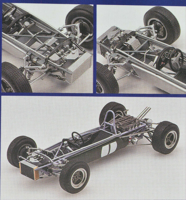 Ebbro Brabham BT18 Honda F-2 -1966 F2 Championship 1/20 Model Car Kit ...