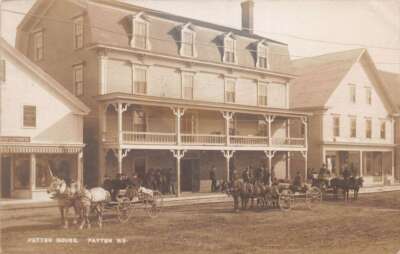 Patten Maine Patten House Real Photo Vintage Postcard AA88035 | eBay