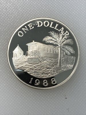 1988 bermuda proof one dollar X1 | eBay