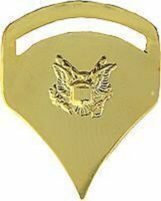 ARMY SPECIALIST 5TH CLASS GOLD MILITARY RANK SPEC 5 PIN | eBay
