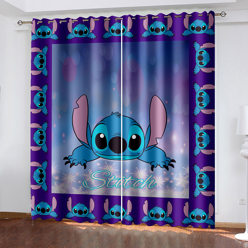 Lilo Stitch Duvet Cover Bedding Set, Curtain, Floor Rug Mat Room Carpet ...
