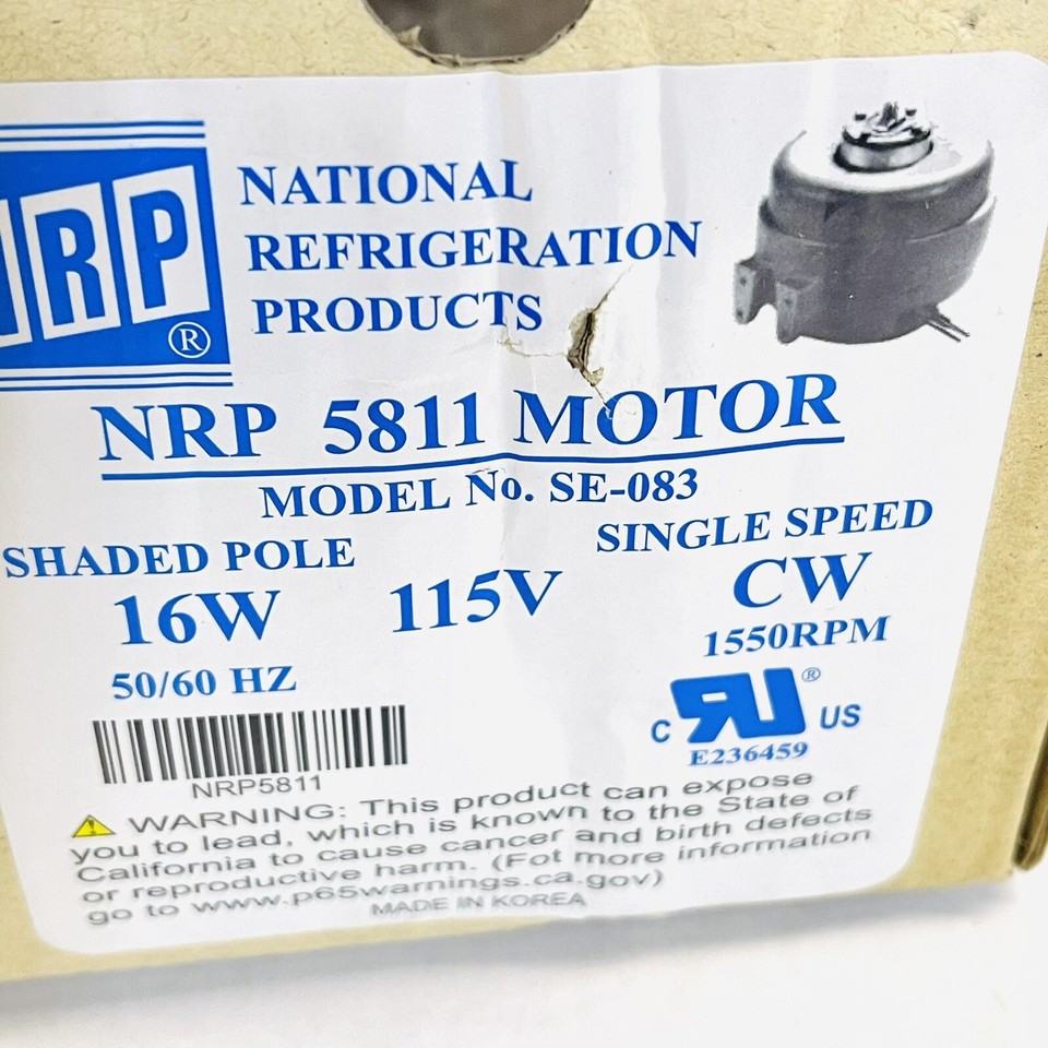 NRP 5811 MOTOR SINGLE SPEED | eBay