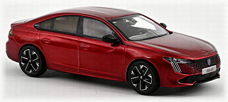 Peugeot 508 II GT 2023 Elixir Red Metallic 1:43 Norev 475831 | eBay