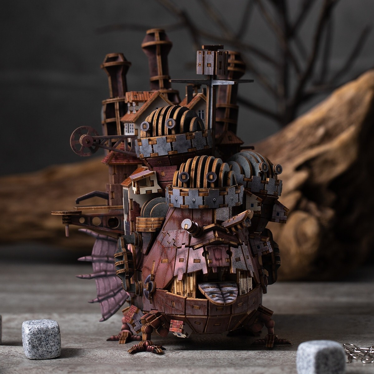 Howl's Moving Castle Studio Ghibli Wooden 3D puzzles ki-gu-mi Kigumi ...