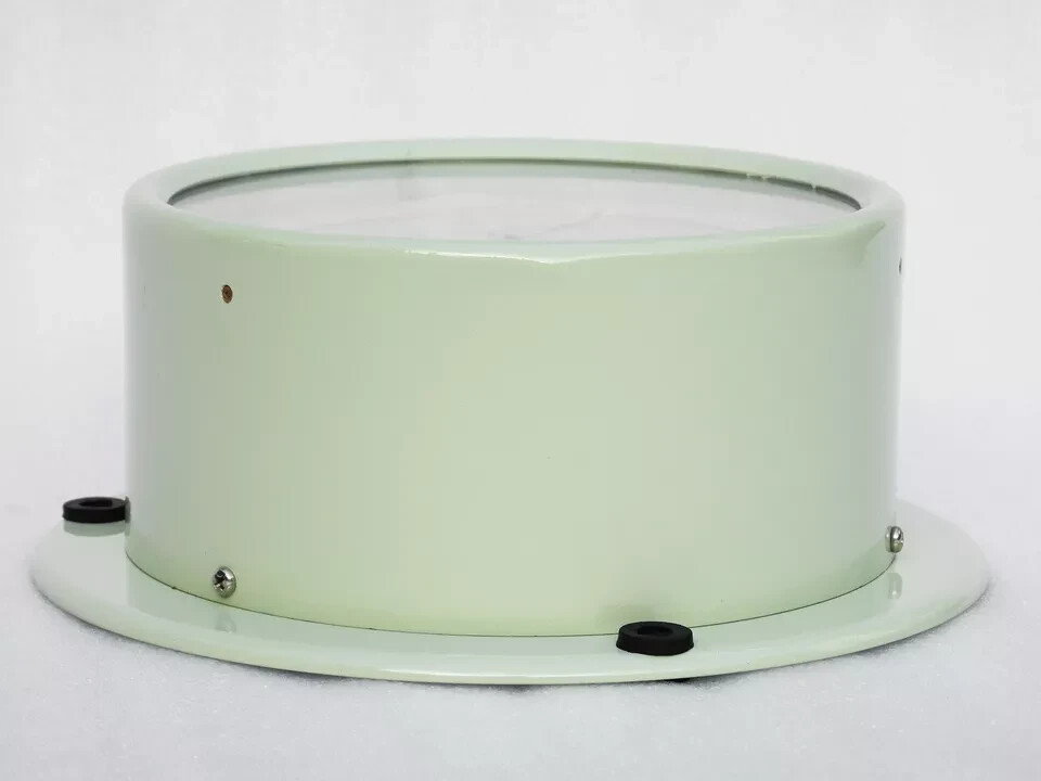 HUGE 9.5 INCH YANAGI JAPAN SHIPS MARINE COMPENSATED ANEROID WEATHER ...