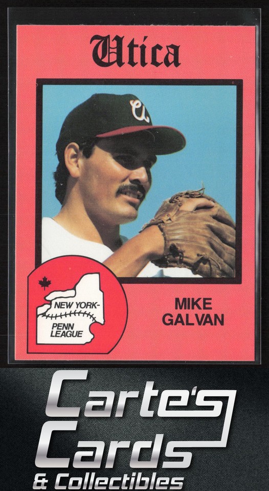 Mike Galvan 1988 Pucko Utica Blue Sox #20 Utica Blue Sox | eBay