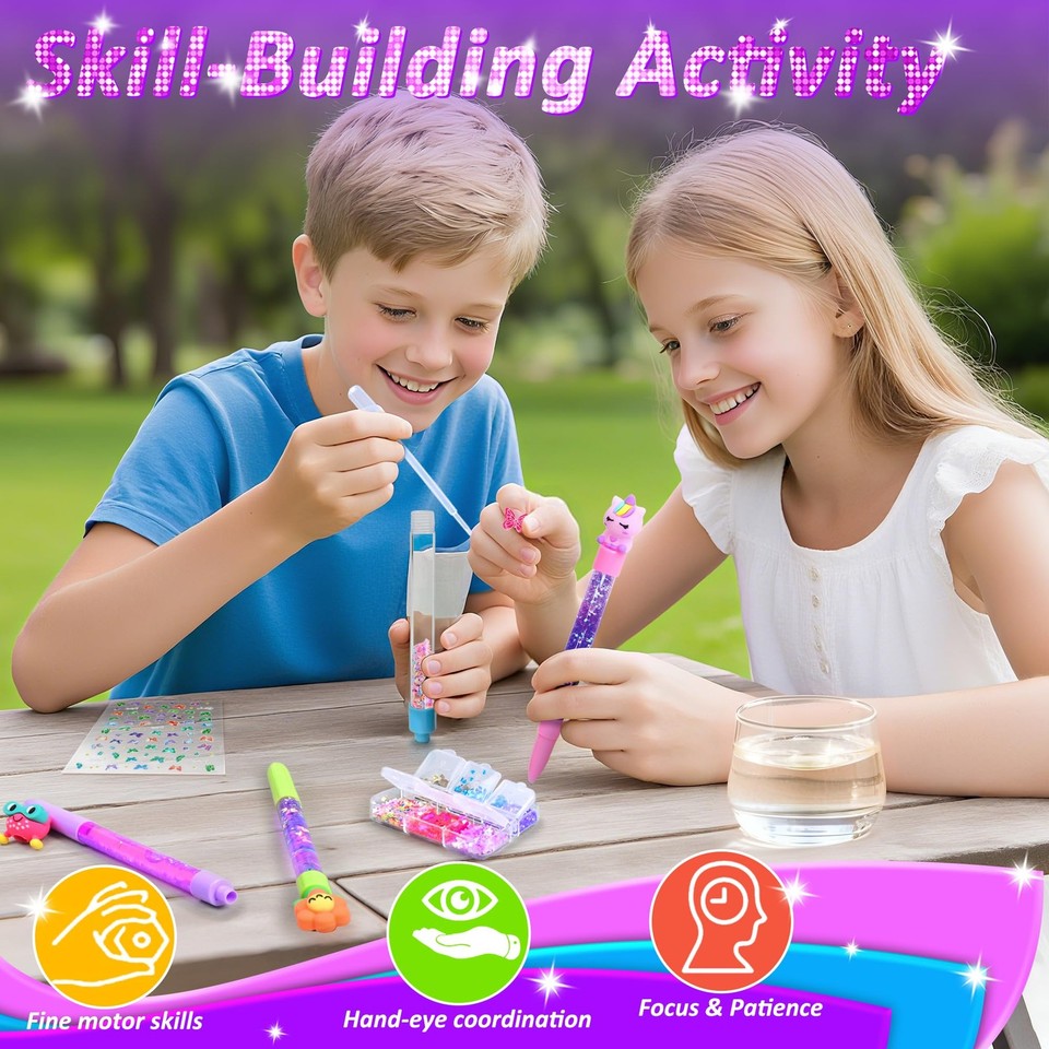 MOMUSE DIY Pen Making Kit, Fun Pen Creator Studio – Make You Own 4 Sparkly | eBay