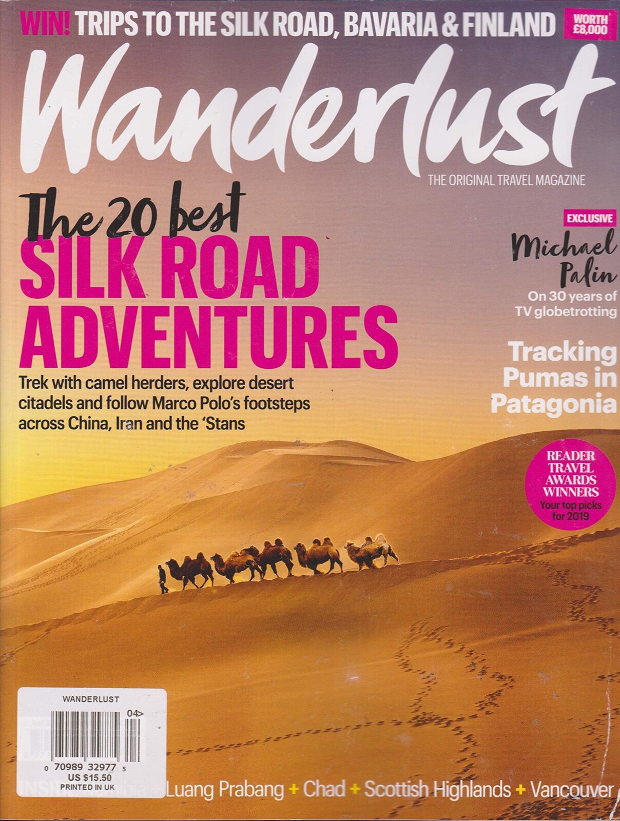 Wanderlust travel Magazine -- April 2019 -- printed in the UK | eBay