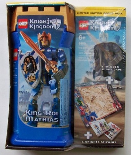Lego Knights KING ROI MATHIAS limited edition w/ bonus map 8809 NEW ...
