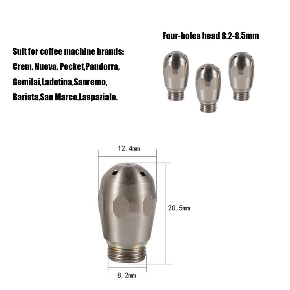 Coffee Machine Spout Espresso Coffee Machine 4 Holes Steam Nozzle ...