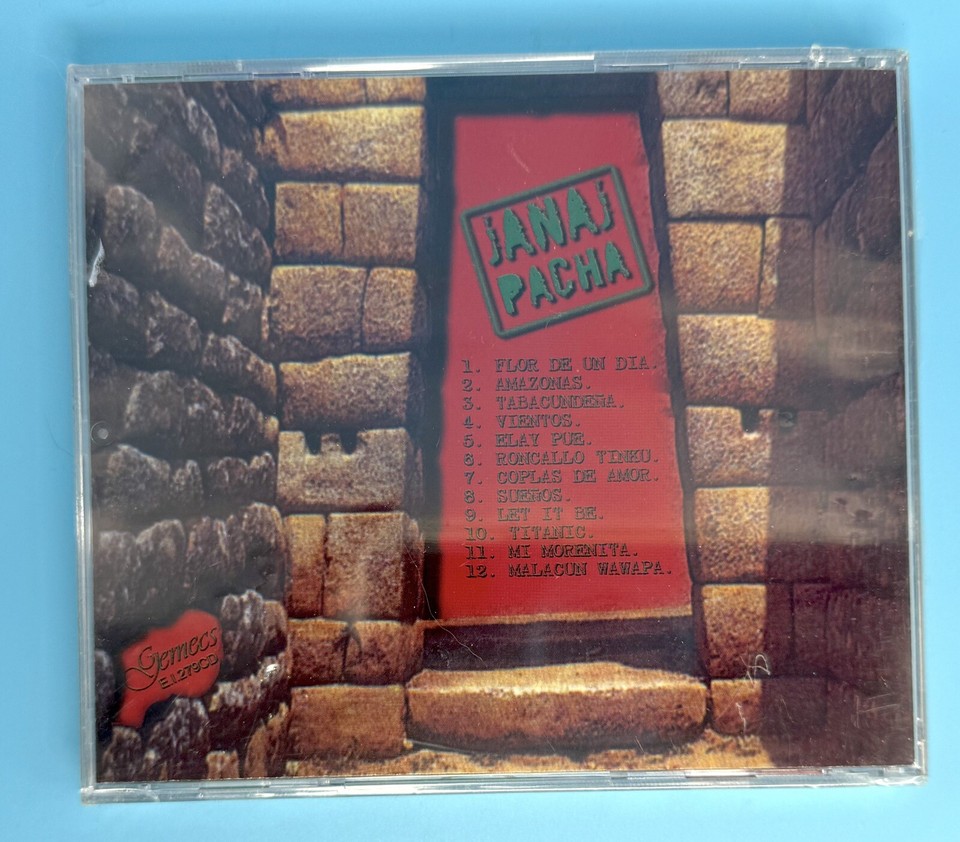 Janaj Pacha – Flor de Un Dia CD Music From The Andes South America Folk ...