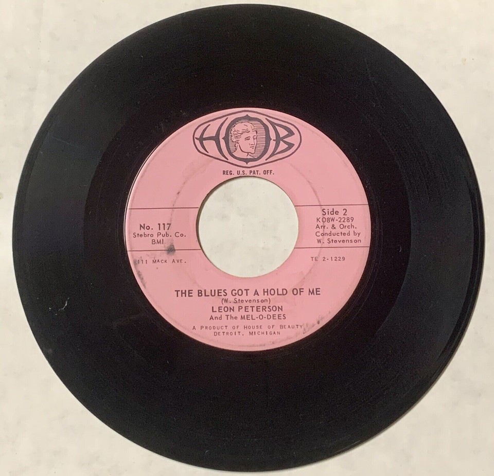 Leon Peterson & Melodees 1961 DOOWOP 45 This Creation/The Blues HOB ...