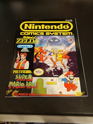 Nintendo Comics System No. 2 Compilation Valiant Super Mario Bros Zelda ...