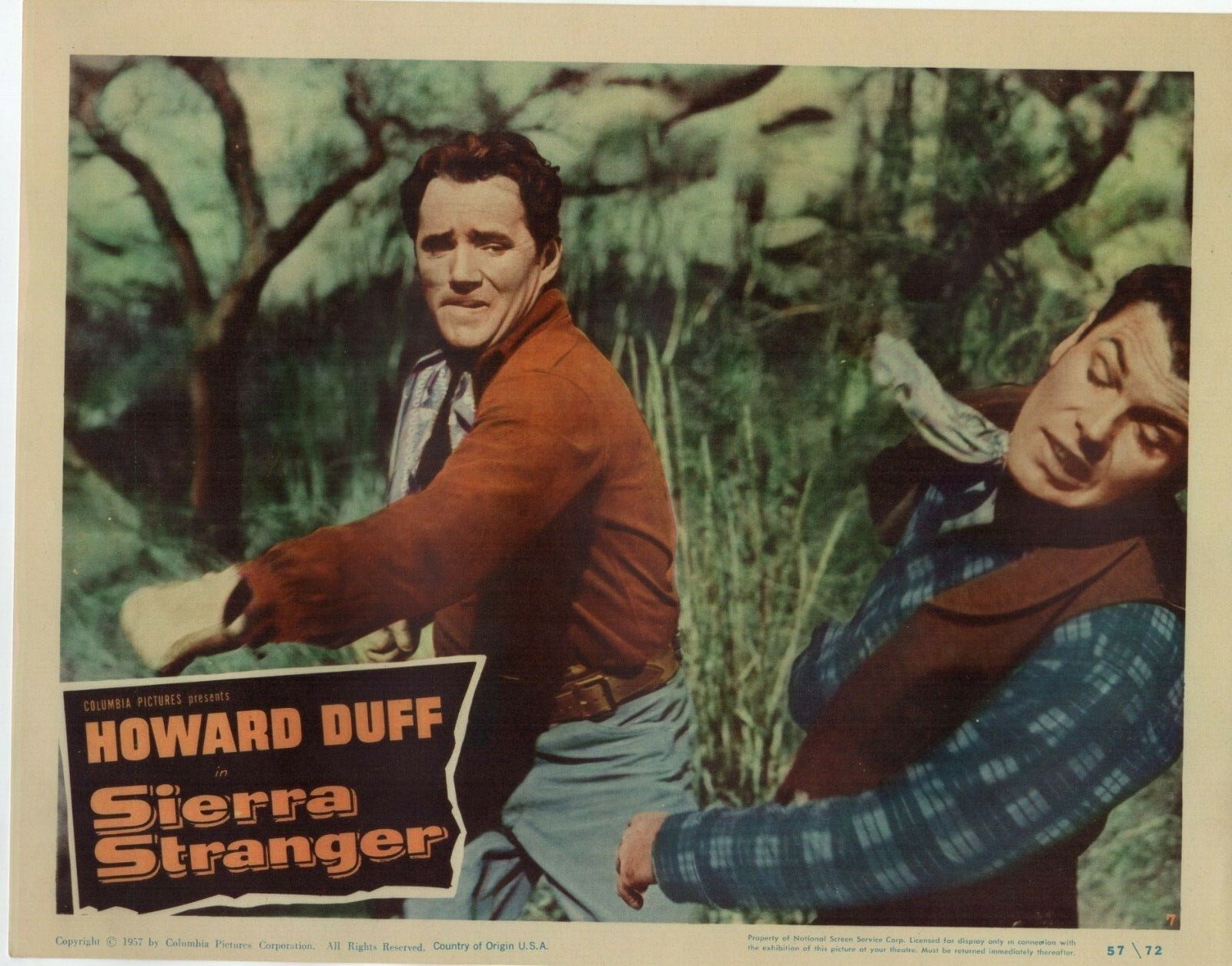 HOWARD DUFF SIERRA STRANGER 1957 ORIG 11X14 LOBBY CARD LC4357 | eBay