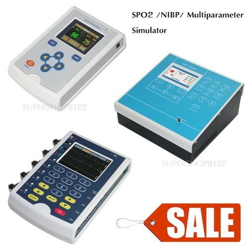 Portable SpO2 NIBP Multiparameter ECG IBP RESP TEMP Patient Simulator ...