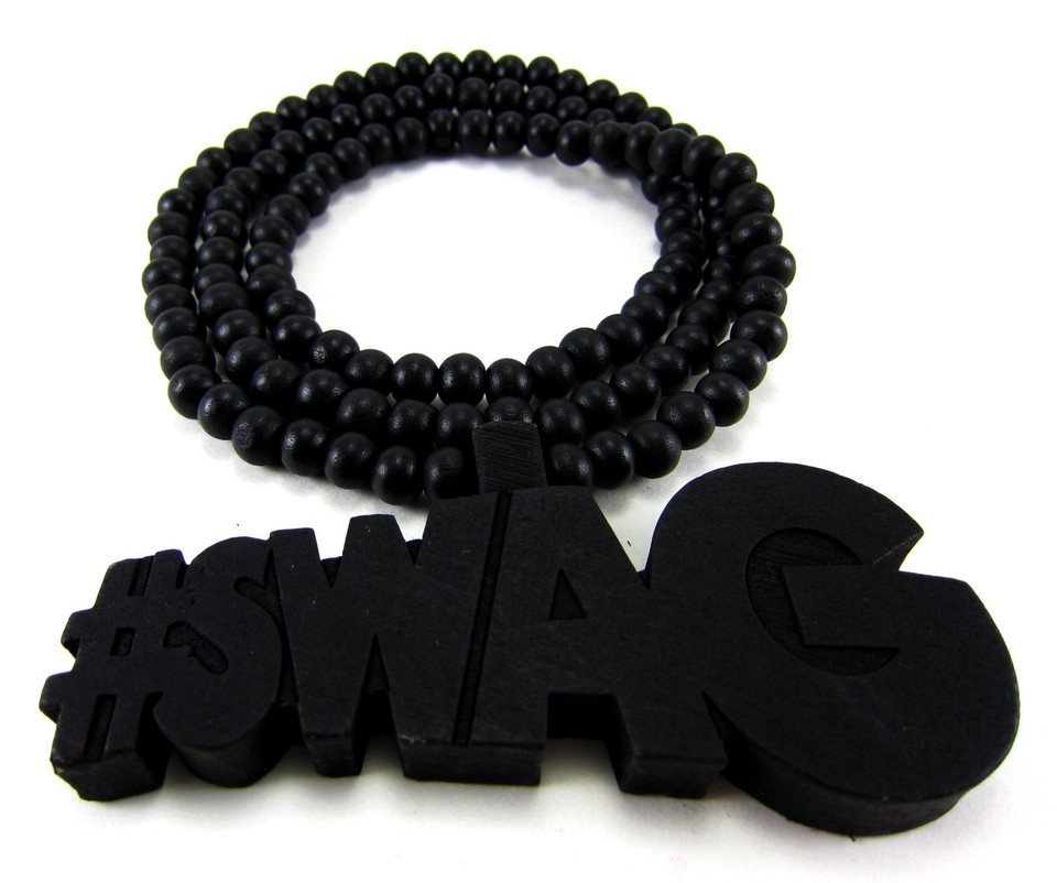 WOODEN SOULJA BOY #SWAG PENDANT PIECE CHAIN NECKLACE GOOD WOOD TWEETER ...