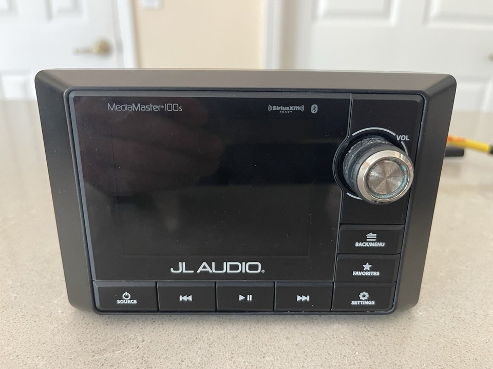 JL Audio MediaMaster MM100S-BE Marine Waterproof Source Stereo Head ...