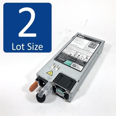 Lot of 2 Dell 750W 80+ Platinum Server Power Supply PSU 5RHVV 0PHYH ...