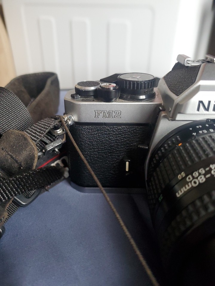 Nikon FM2 35mm SLR Film Camera with Silver Body and 35-80mm Lens | eBay