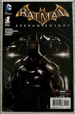 Batman Arkham Knight #1 GOLD Variant 2015 Gamestop Exclusive! Sealed ...