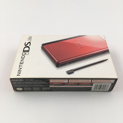 Nintendo DS lite Red & Black Console Complete in Box CIB | eBay