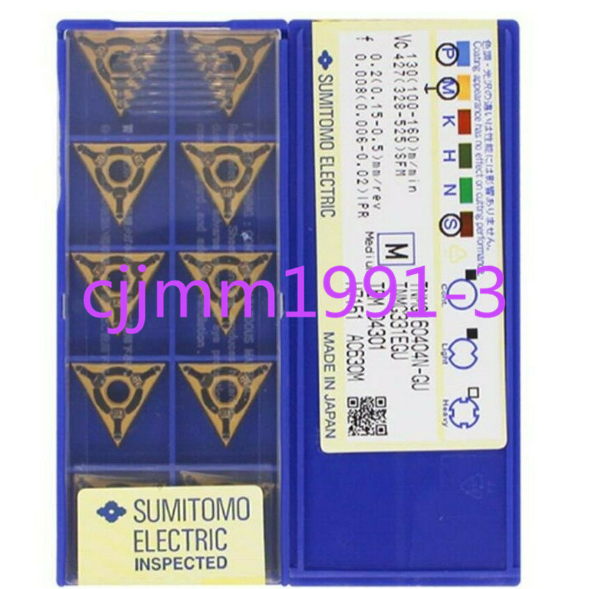 10PCS/box NEW original Sumitomo CNC TNMG160404N-GU AC630M #Y1 | eBay