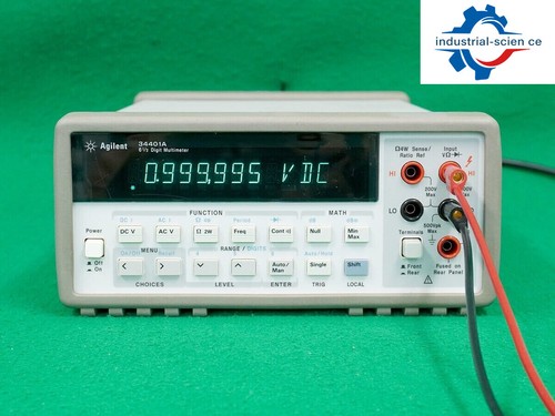 HP / Agilent 34401A Used Digital Multimeter 6½ Digit Tested & Spot-on ...