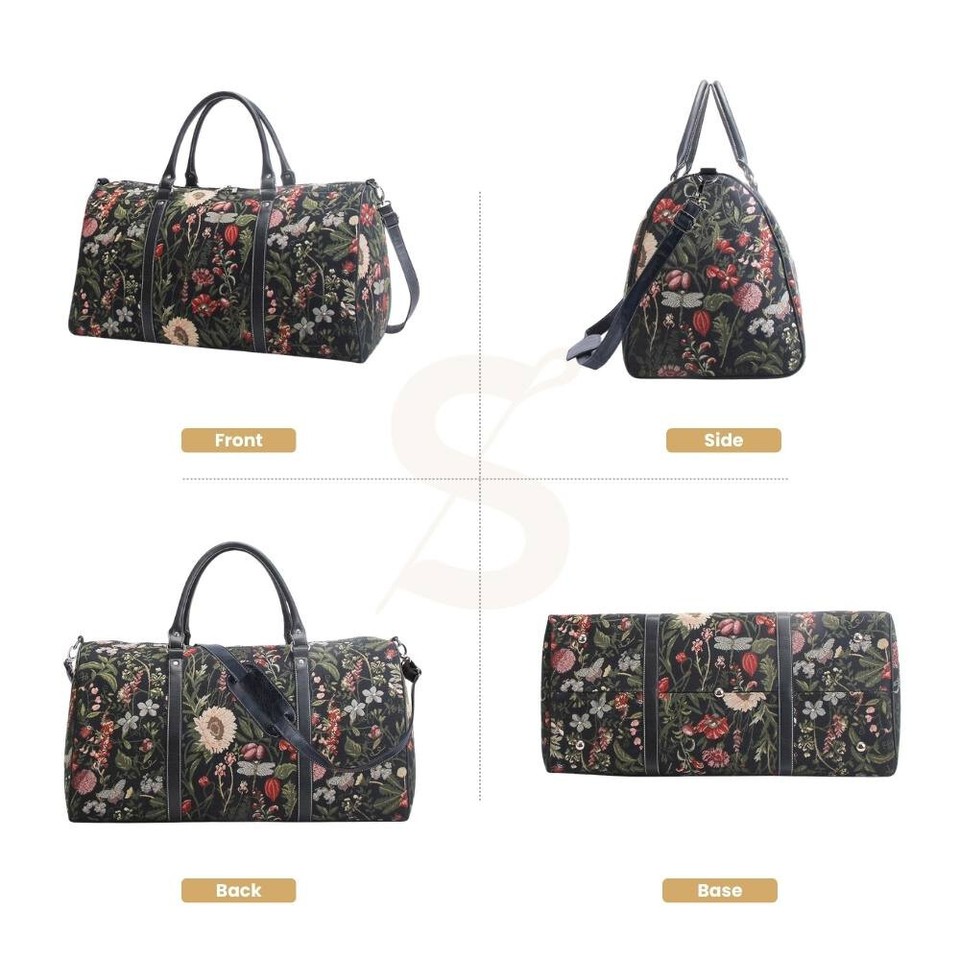 Signare Tapestry Floral Large Duffle Bag Overnight Bags Weekender | eBay