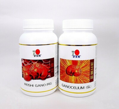 DXN Reishi Gano RG 90 + Ganocelium GL 90 Capsules Ganoderma Lingzhi ...