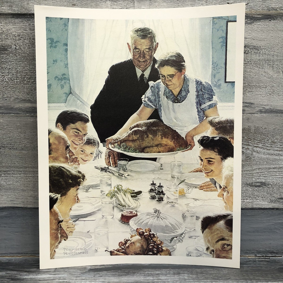 Thanksgiving Norman Rockwell 1940s