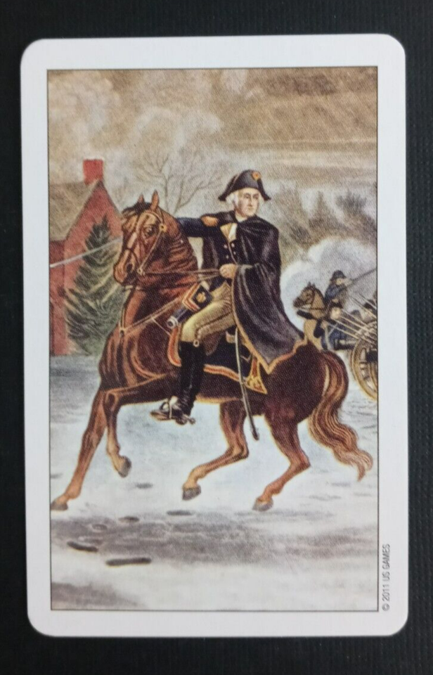 2011 Famous Generals Of The American Revolution Playing Card 9 Hearts ...