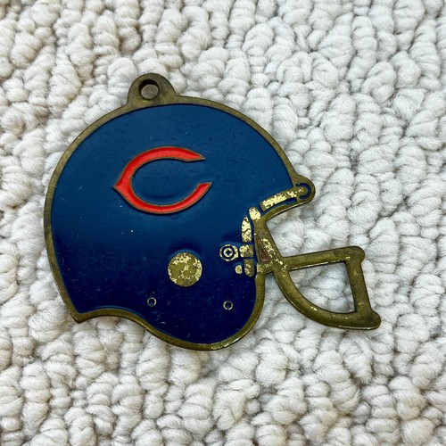 VTG Russ NFL Chicago Bears Helmet Keychain Charm Only Classic Logo ...